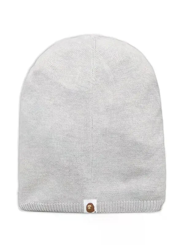 A BATHING APE Shark Motif Beanie Hat