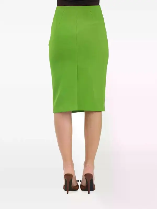 Elisabetta Franchi Logo-plaque Pencil Midi Skirt