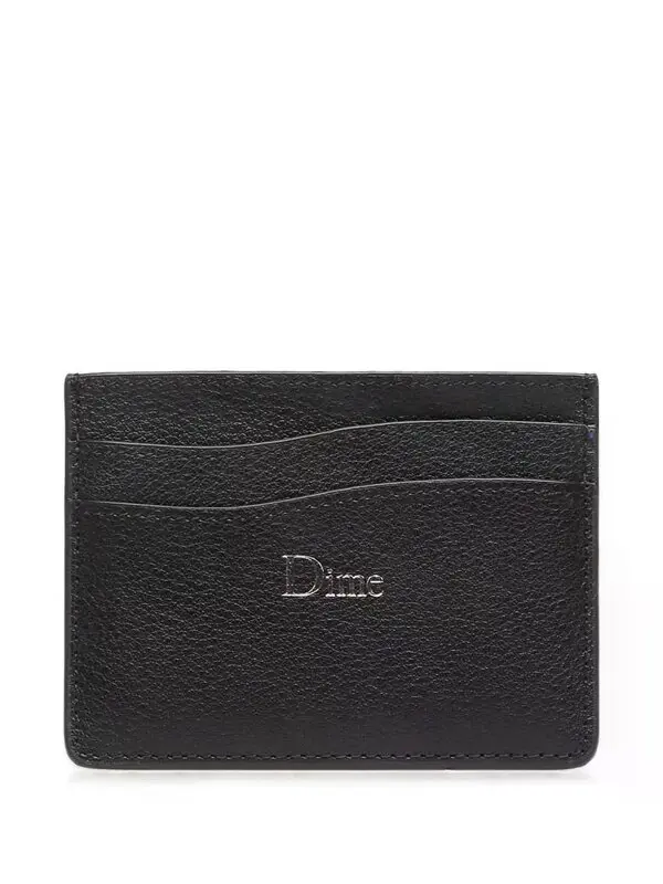 DIME Logo-print Wallet - Black