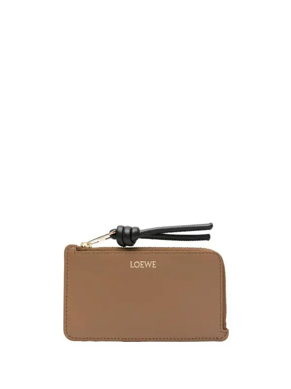 Loewe Knot Coin Cardholder - Brown