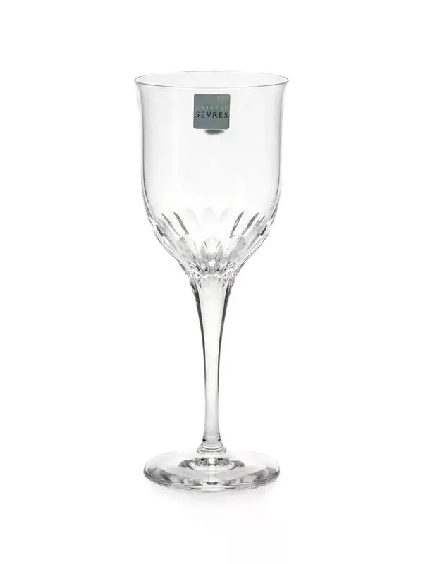 CRISTAL DE SEVRES Tuileries Water Glasses Set - White