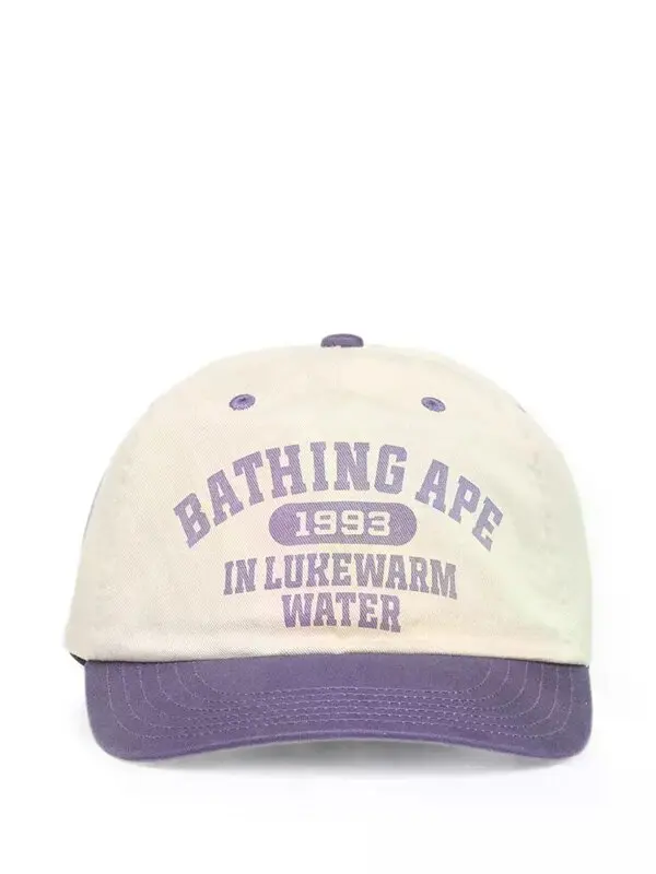 A BATHING APE Logo-print Panelled Cap