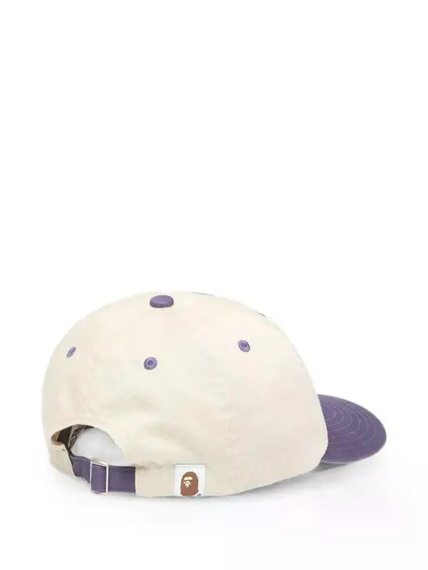 A BATHING APE Logo-print Panelled Cap