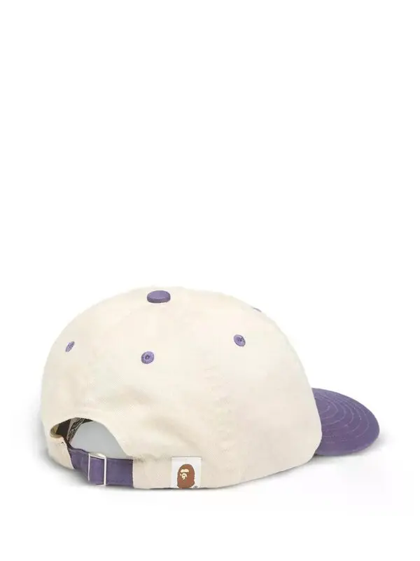 A BATHING APE Logo-print Panelled Cap