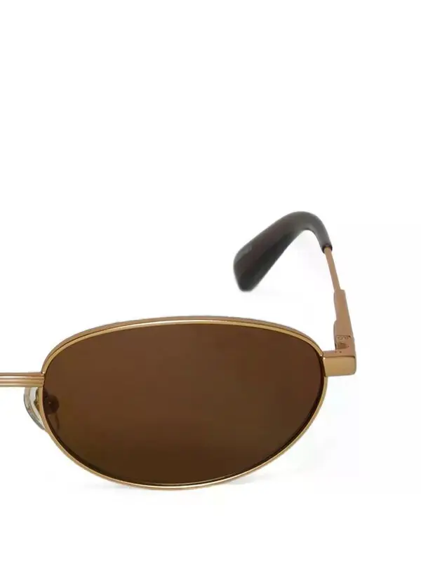 Jacquemus Oval Frame Sunglasses - Gold