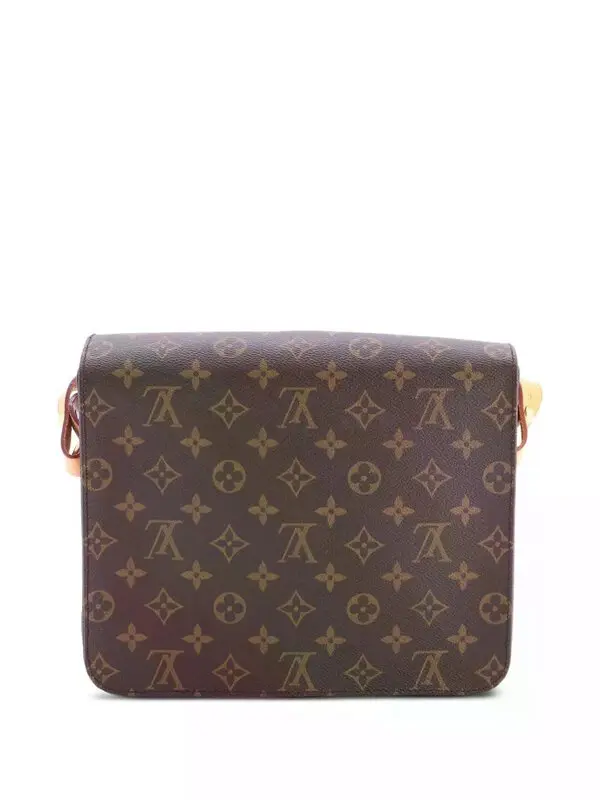 LOUIS VUITTON Cartouchiere Gm Monogram Canvas Crossbody Bag - Brown