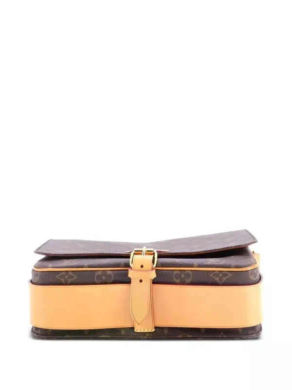 LOUIS VUITTON Cartouchiere Gm Monogram Canvas Crossbody Bag - Brown