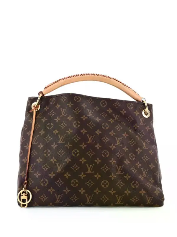 LOUIS VUITTON Artsy Monogram Canvas Mm Hobo Bag - Brown