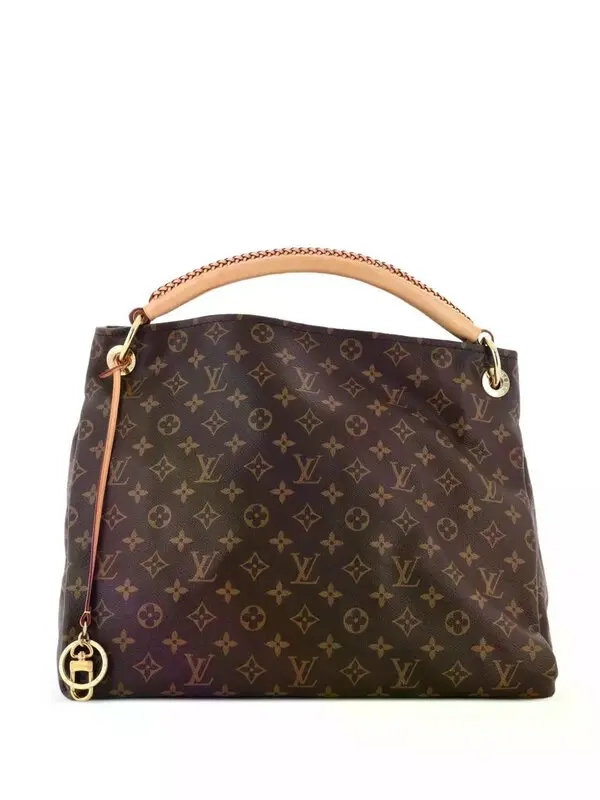 LOUIS VUITTON Artsy Monogram Canvas Mm Hobo Bag - Brown