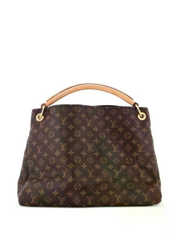 LOUIS VUITTON Artsy Monogram Canvas Mm Hobo Bag - Brown