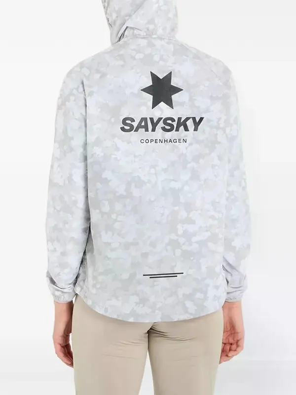 SAYSKY Camouflage Print Hooded Jacket