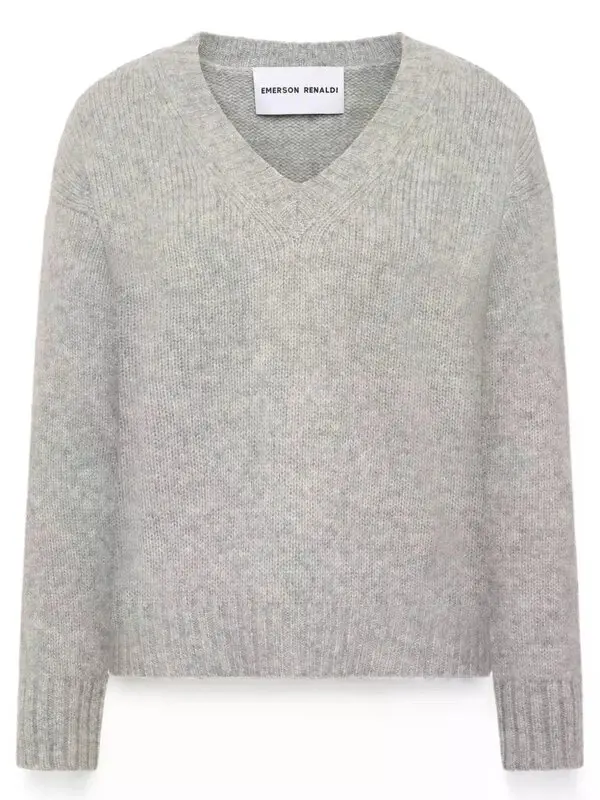 EMERSON RENALDI V-neck Knitted Sweater
