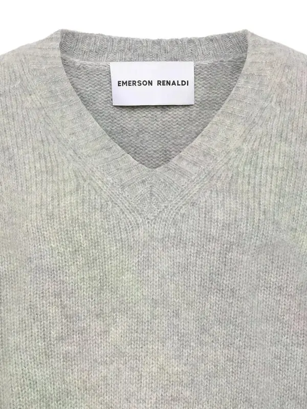 EMERSON RENALDI V-neck Knitted Sweater