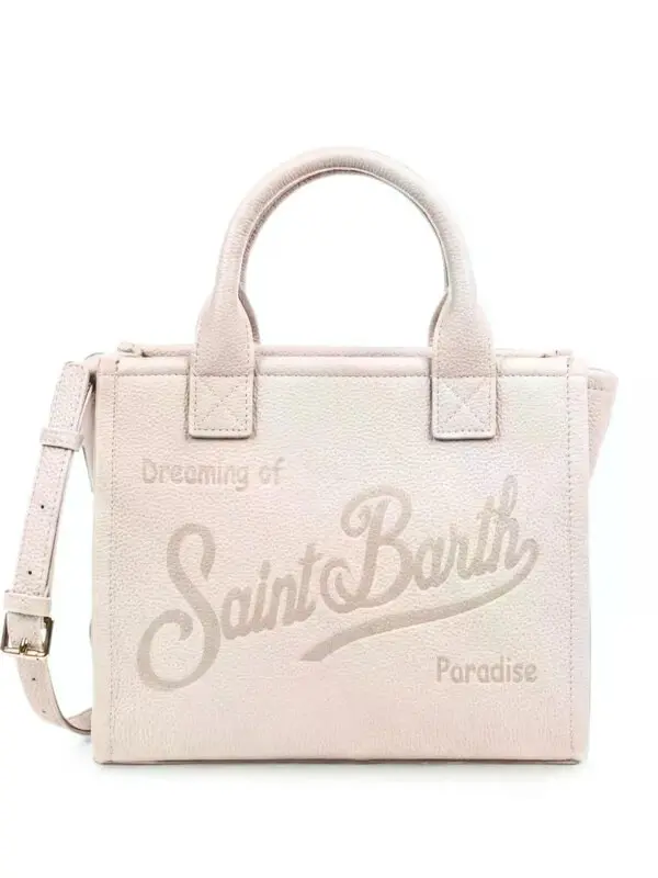 MC2 SAINT BARTH Medium Vanity Leather Tote Bag