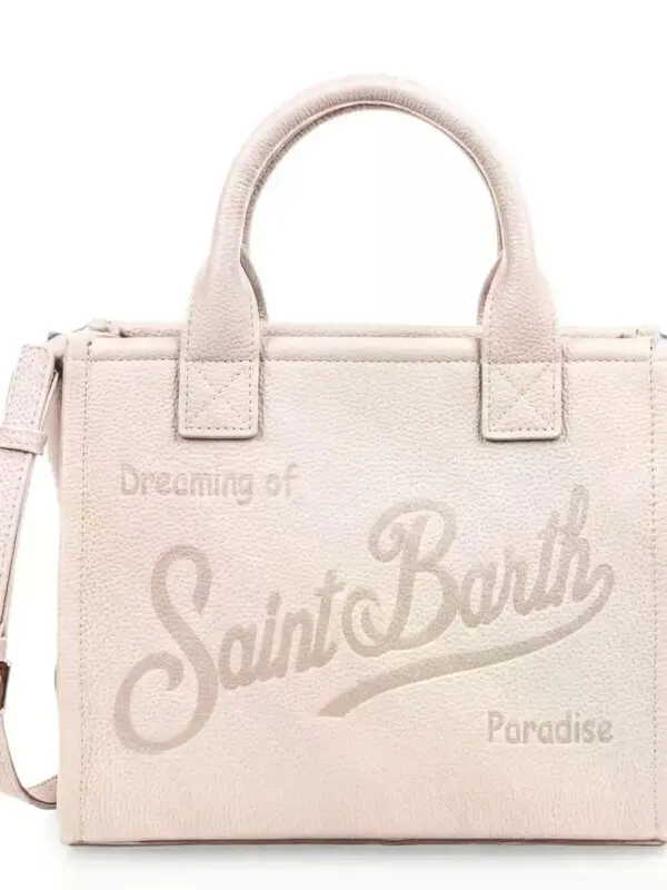 MC2 SAINT BARTH Medium Vanity Leather Tote Bag