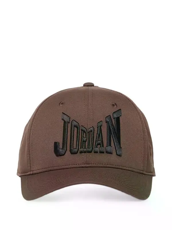 JORDAN Embroidered Logo Baseball Cap - Brown