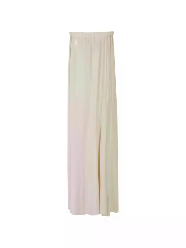 SEMICOUTURE Zoey Strapless Asymmetric Dress
