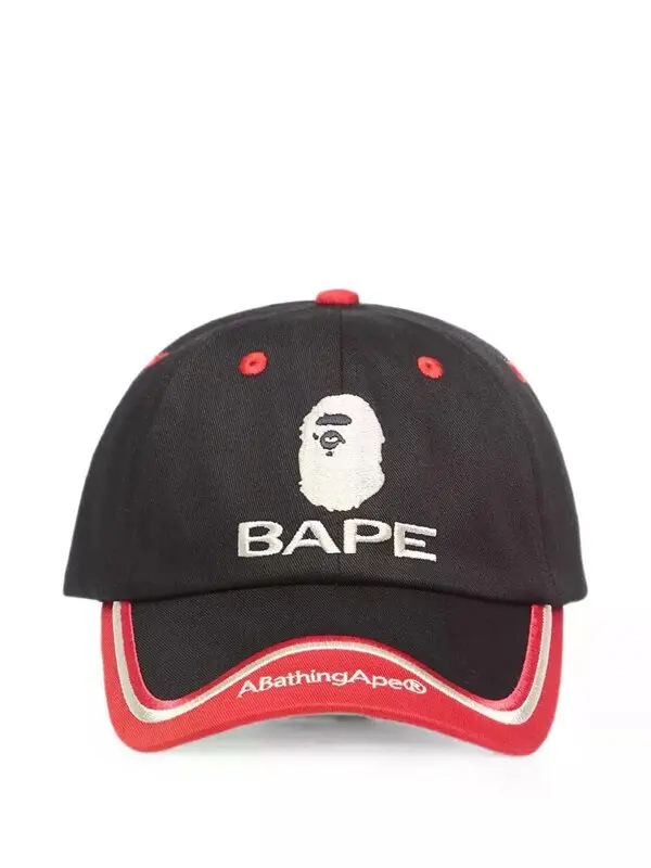 A BATHING APE Logo-embroidered Baseball Cap