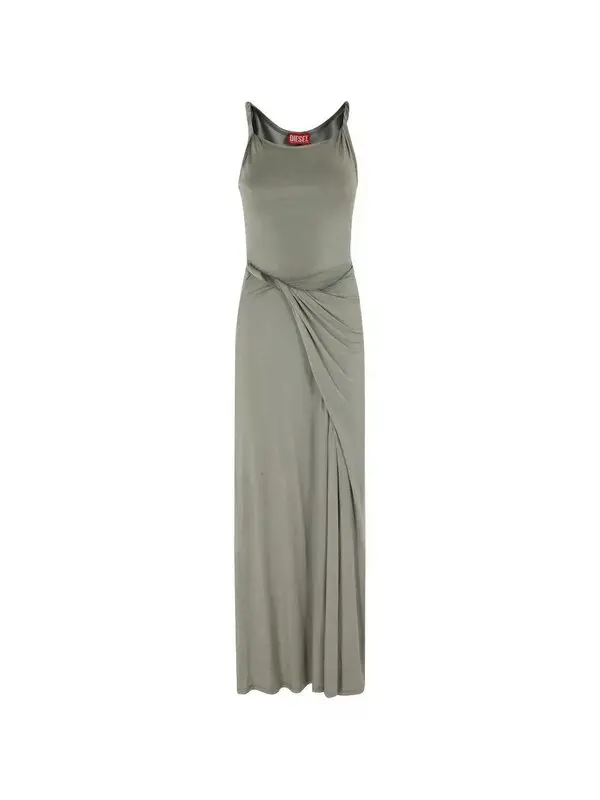 DIESEL® Maxi Estiga Twisted-strap Wrap-skirt Dress