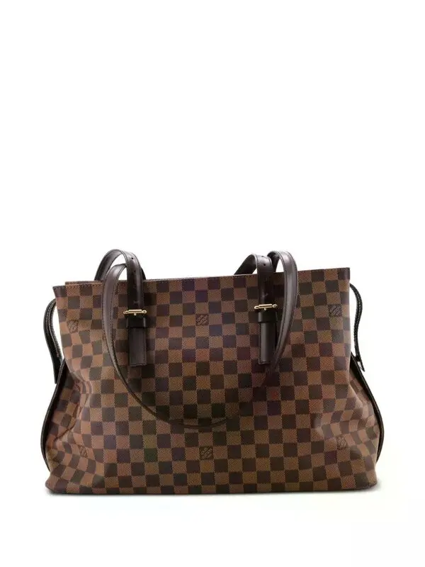LOUIS VUITTON Damier Chelsea Tote Bag - Brown