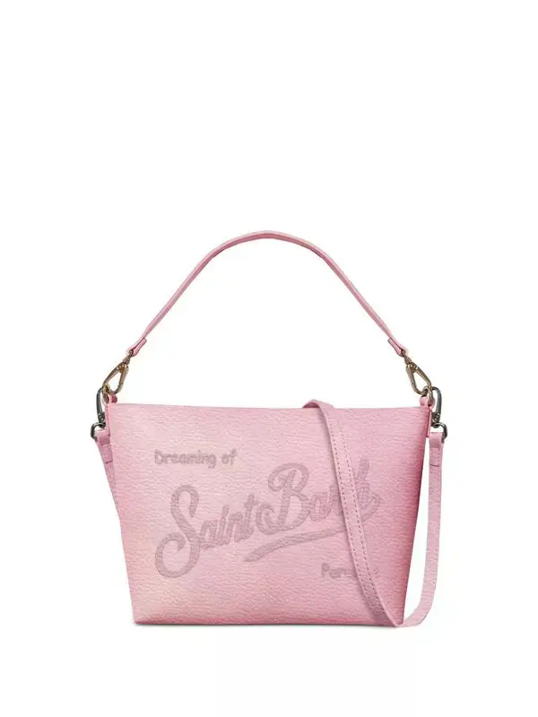 MC2 SAINT BARTH Logo Embossed Cross Body Bag - Pink