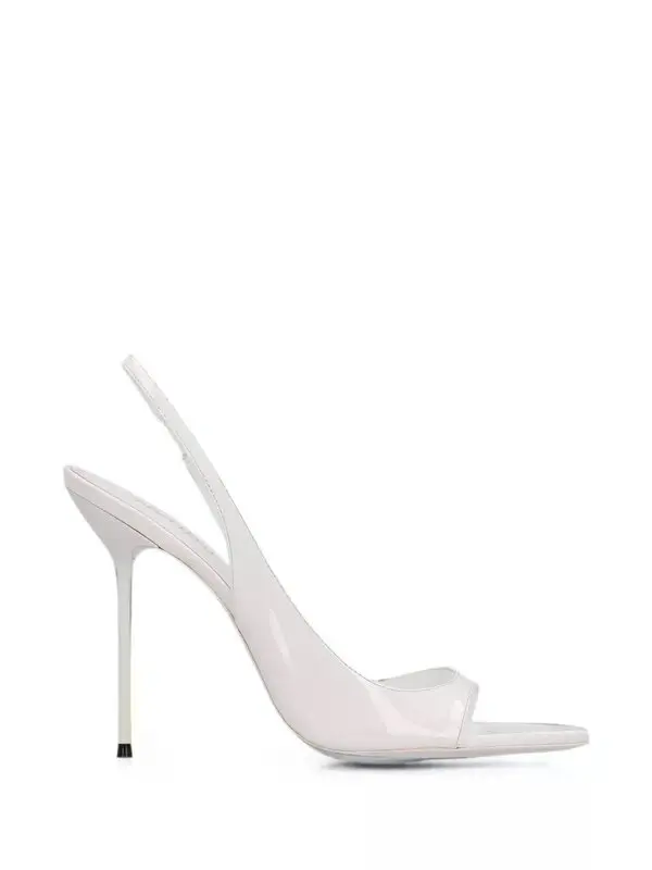 Paris Texas Lidia Slingback Sandals - White