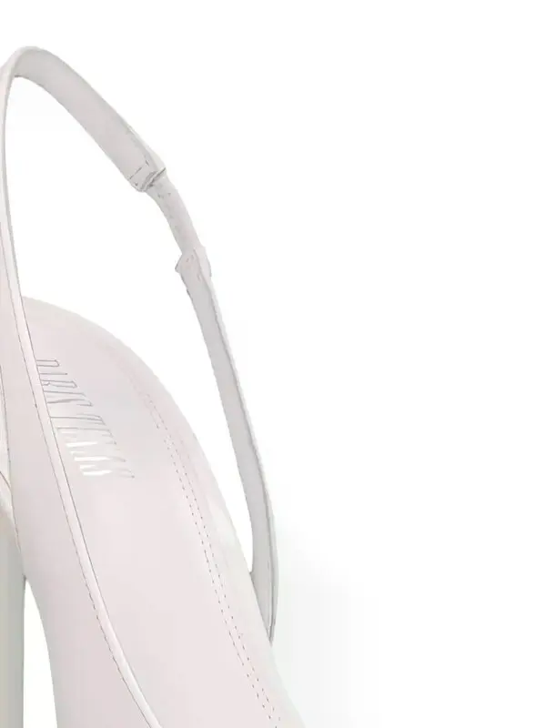 Paris Texas Lidia Slingback Sandals - White