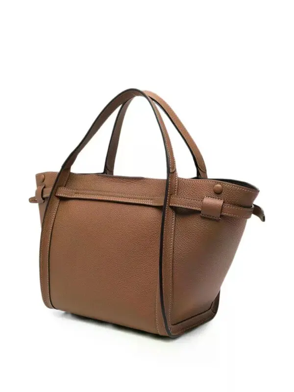 TOD'S Small T Signature Leather Tote Bag