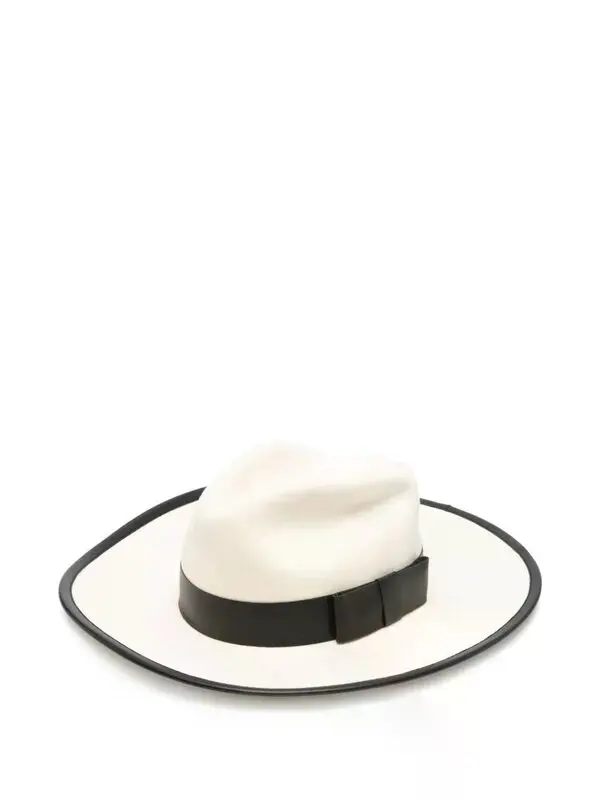 Nina Ricci Ribbon Trim Hat