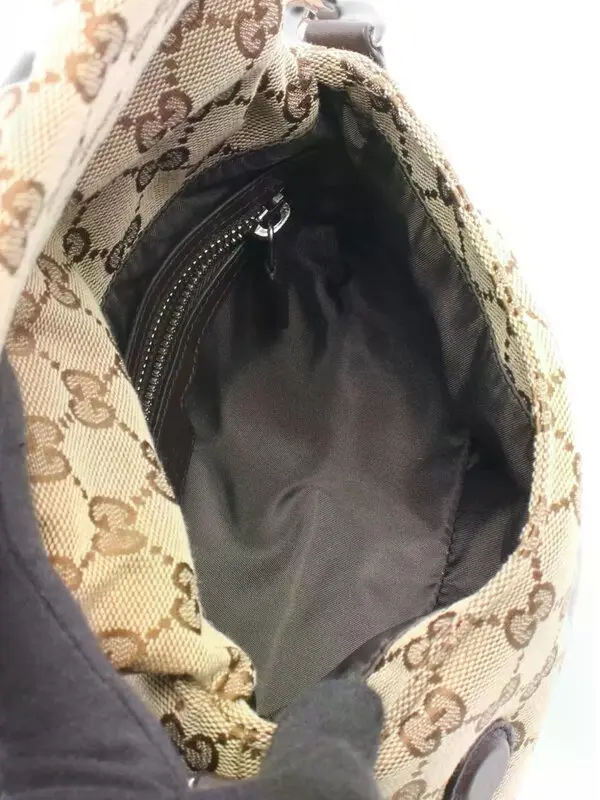 Gucci Gg Supreme Web Stripe Handbag