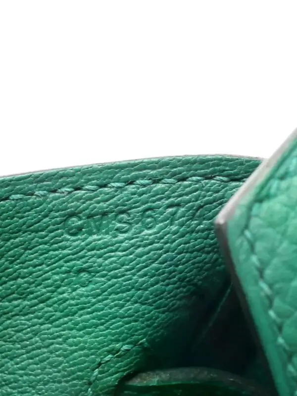Hermès 35 Birkin Leather Tote Bag - Green