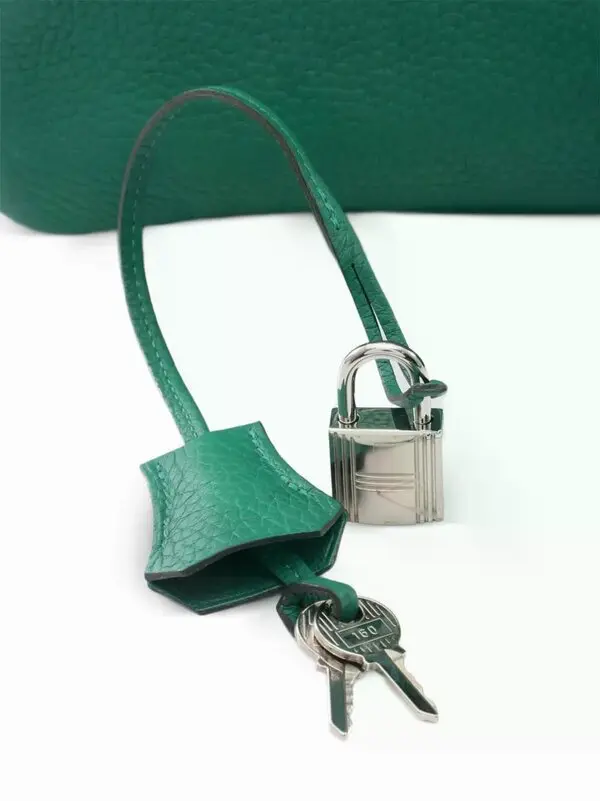 Hermès 35 Birkin Leather Tote Bag - Green