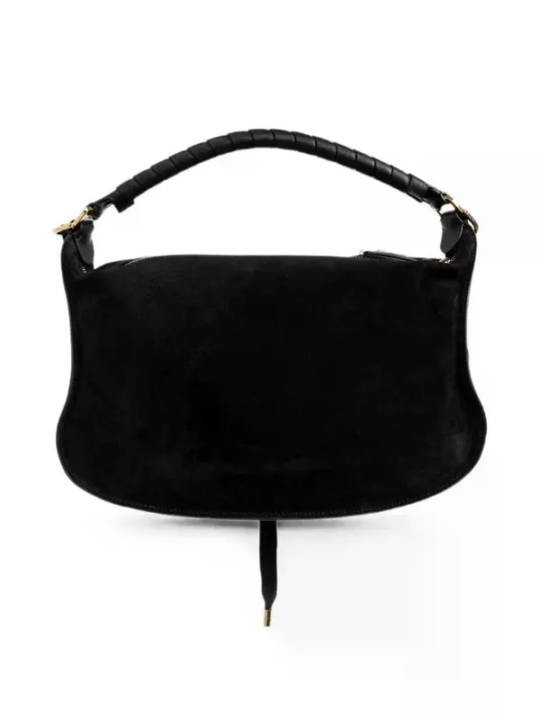 Chloé Marcie Stud-embellished Shoulder Bag - Black