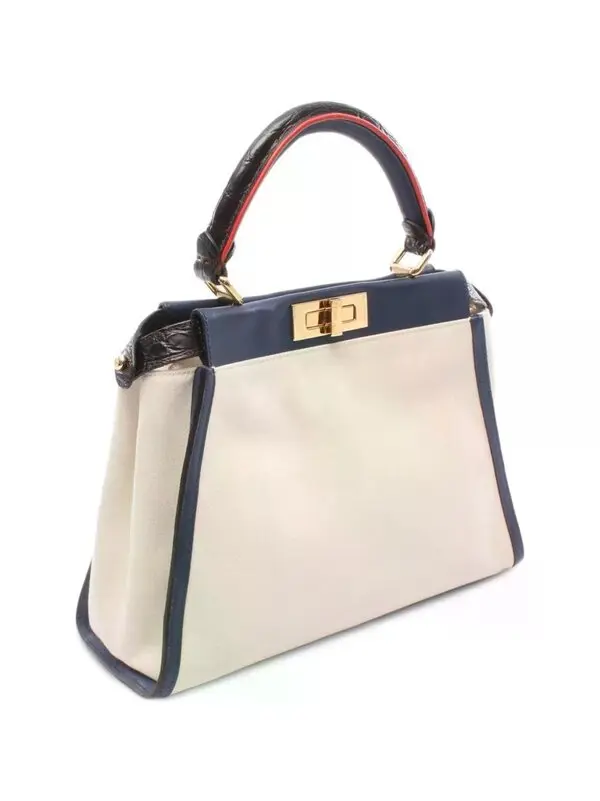 Fendi Peekaboo Regular Handbag - Neutrals