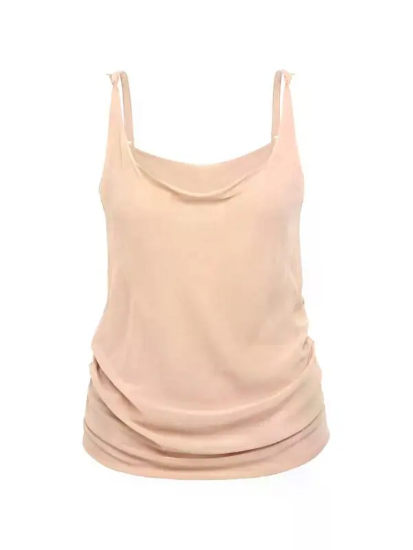 Dsquared2 Sleeveless Draped Sheer Top