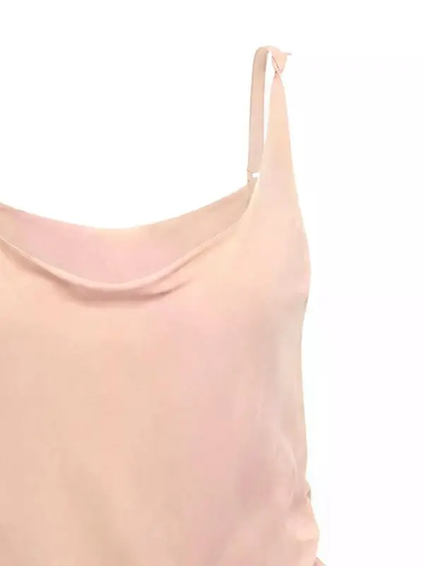 Dsquared2 Sleeveless Draped Sheer Top
