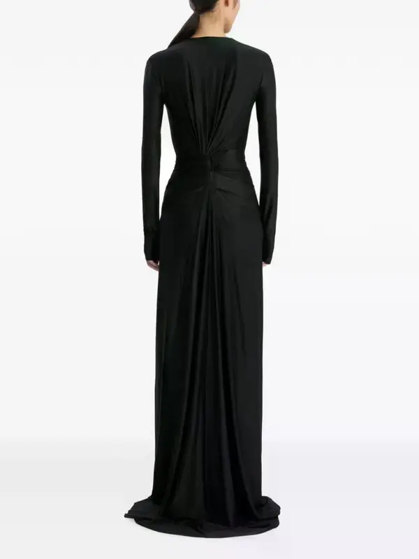 Victoria Beckham Cut-out Gathered Gown