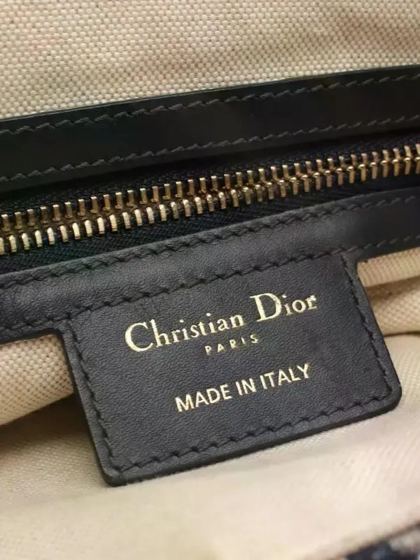 Dior Oblique Saddle Handbag - Blue