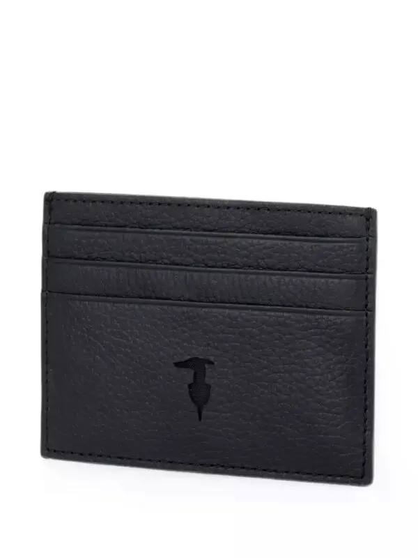 TRUSSARDI Logo-print Card Holder - Black