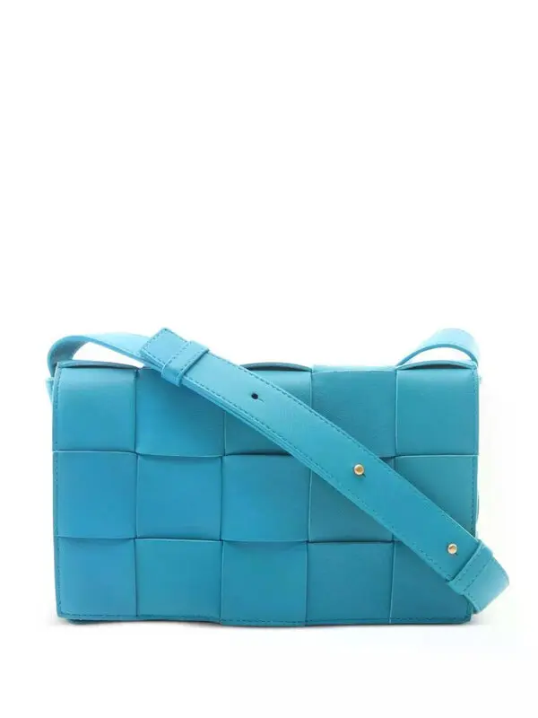 Bottega Veneta Cassette Shoulder Bag - Blue
