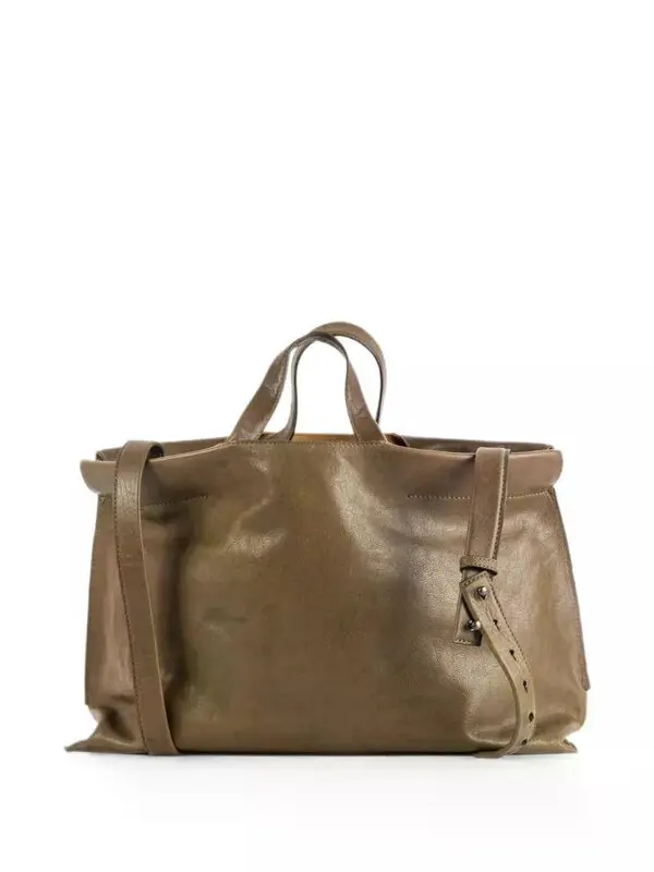 BEA MOMBAERS Midi Shopper Leather Tote Bag