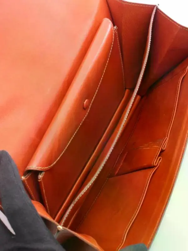 Hermès 1992 Piano Leather Handbag