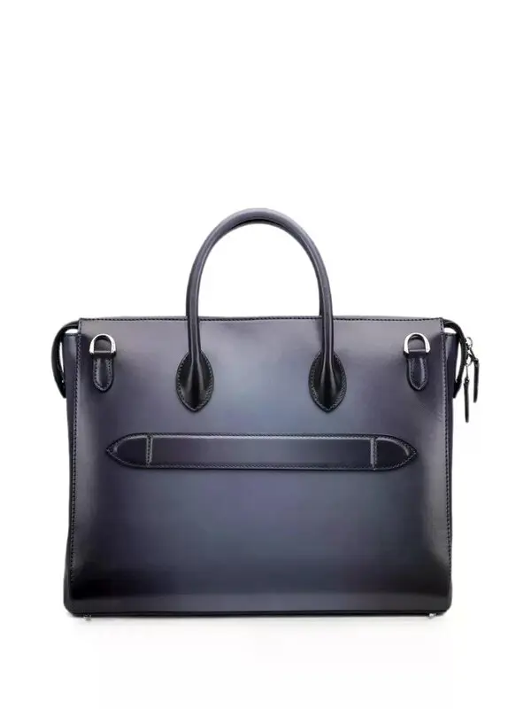 Santoni Logo-plaque Zip-fastening Laptop Bag