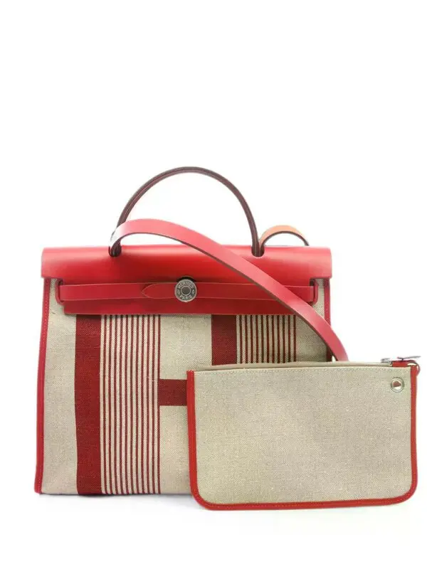 Hermès Herbag Zip Pm Handbag - Red