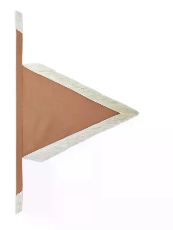 TALLER MARMO Bonny Fringed Headscarf - Brown