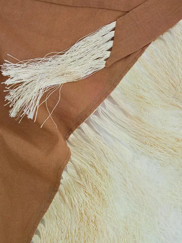 TALLER MARMO Bonny Fringed Headscarf
