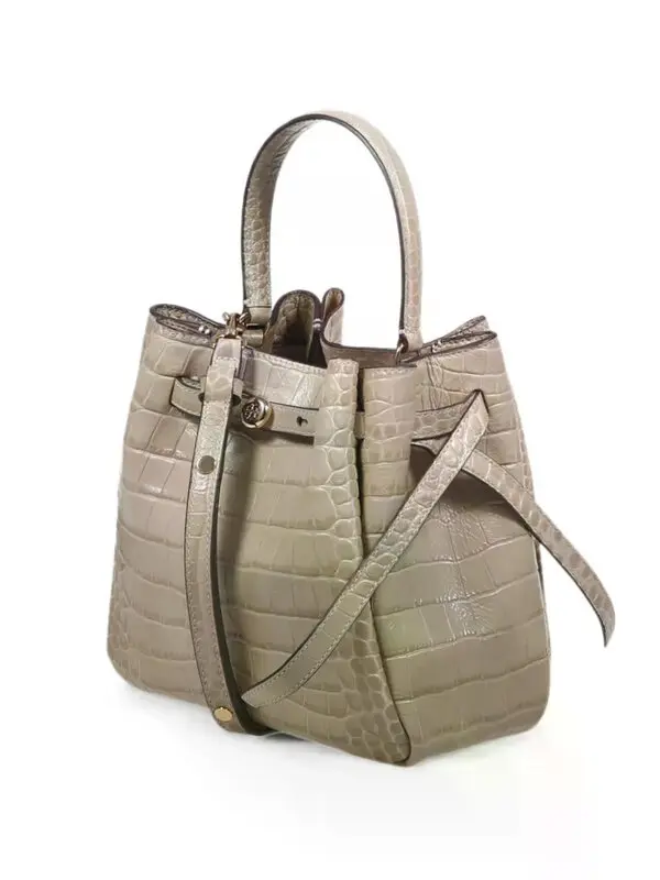 Tory Burch Romy Crocodile-effect Tote Bag