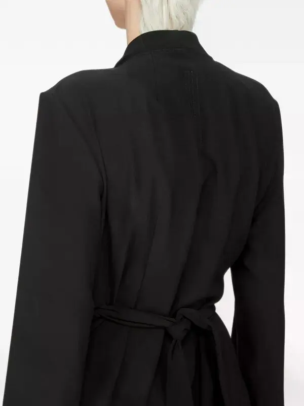 Rick Owens Draped Wrap-style Maxi Dress - Black