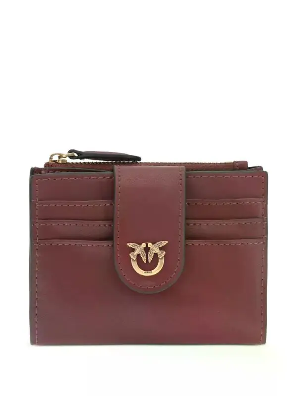 Pinko Love Birds Leather Wallet - Red