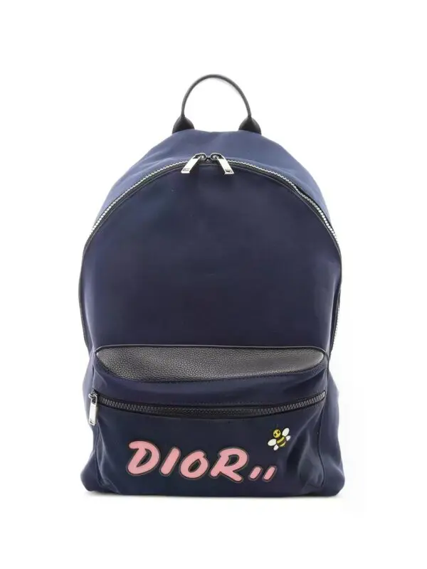 Dior Logo Print Backpack